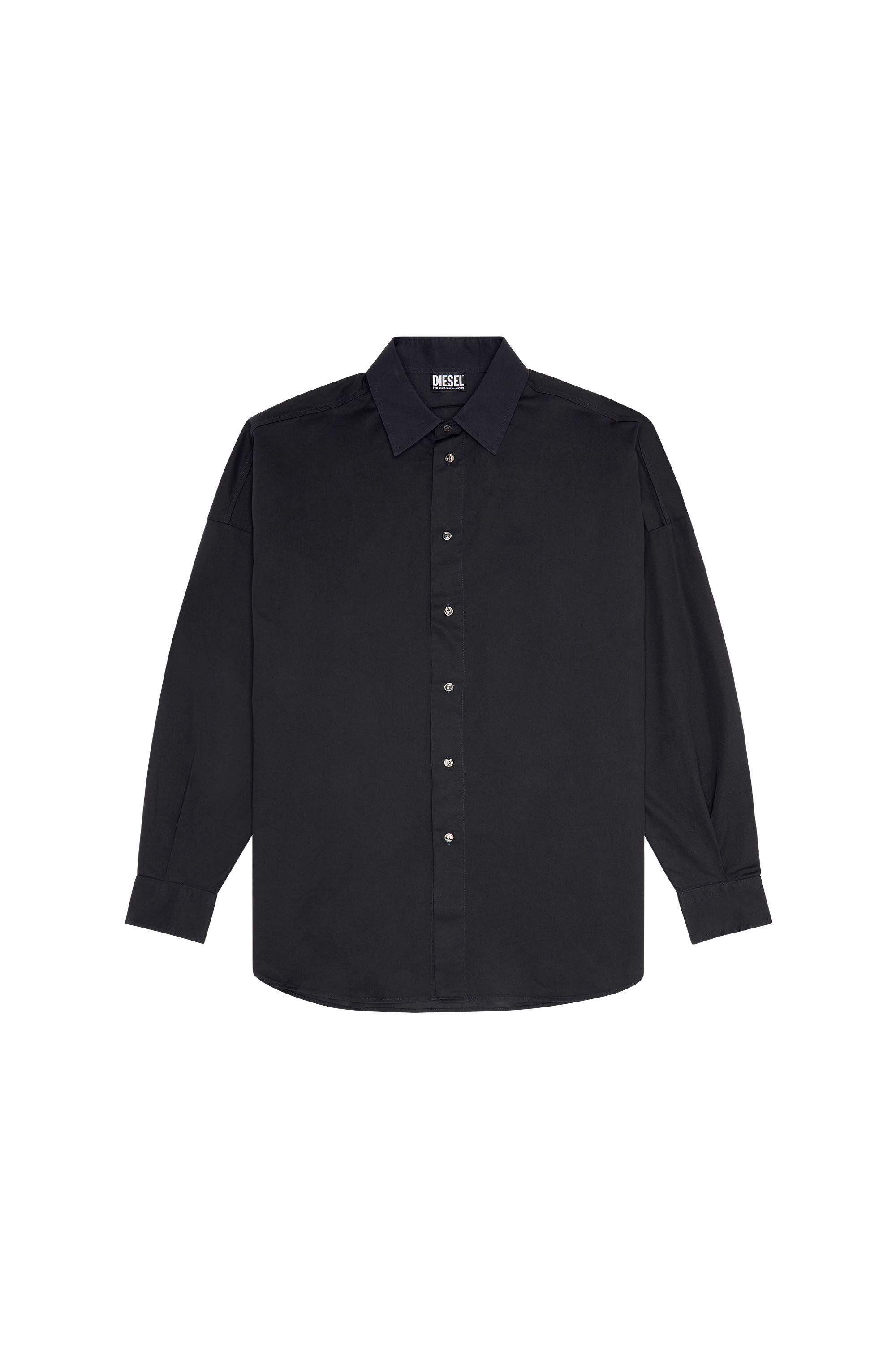 S-LIMO-LOGO Man: Shirt with maxi logo embroidery | Diesel S-LIMO-LOGO Man: Shirt with maxi logo embroidery | Diesel